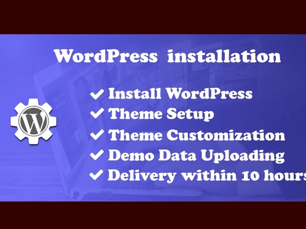 Installation And Theme Setup Wordpress Theme Customization Website
