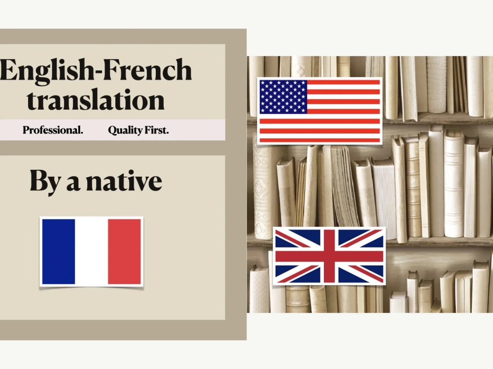 A proffesionnal English - French translation and vice versa | Upwork