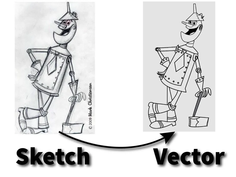 A converted logo or image in vector format | Upwork