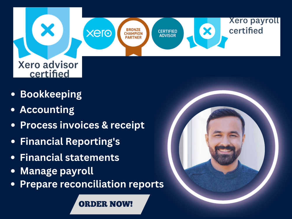 Xero Advisor Xero Certified Xero Bookkeeping Xero Accounting | Upwork