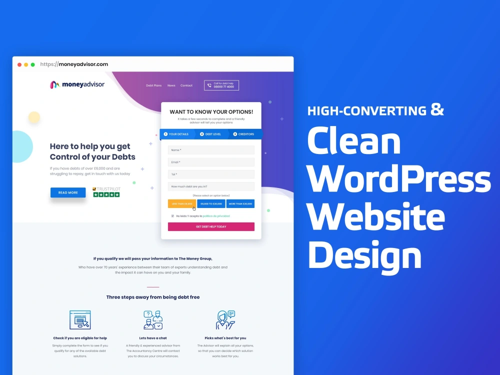 A professional WordPress web design for your business | Upwork