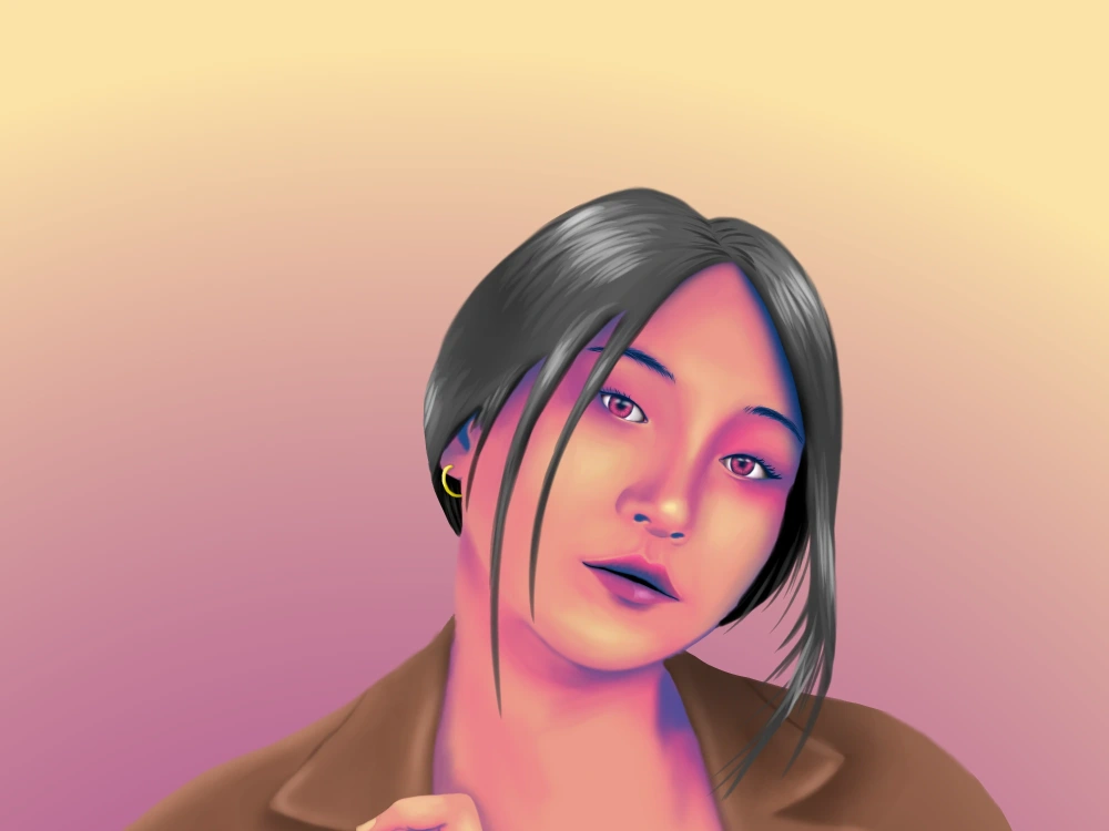 A digital painting/cartoon portrait of your photo | Upwork