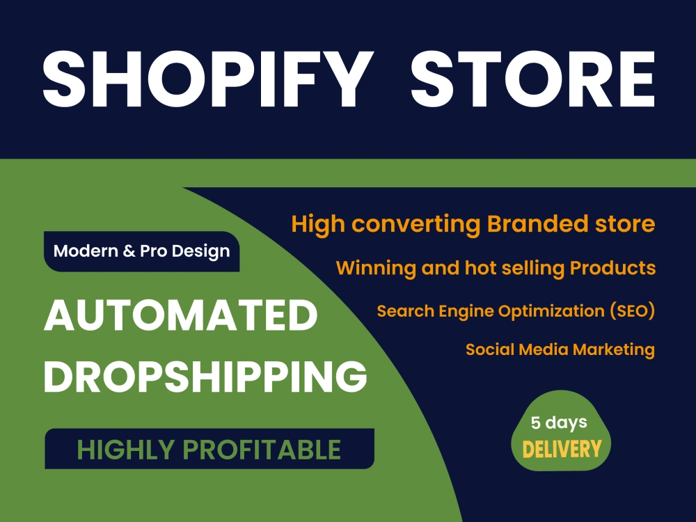 Automated dropshipping Shopify store with Premium design | Upwork