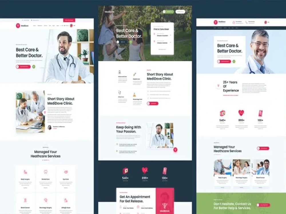Full functional dentist/Doctor Responsive Website | Upwork