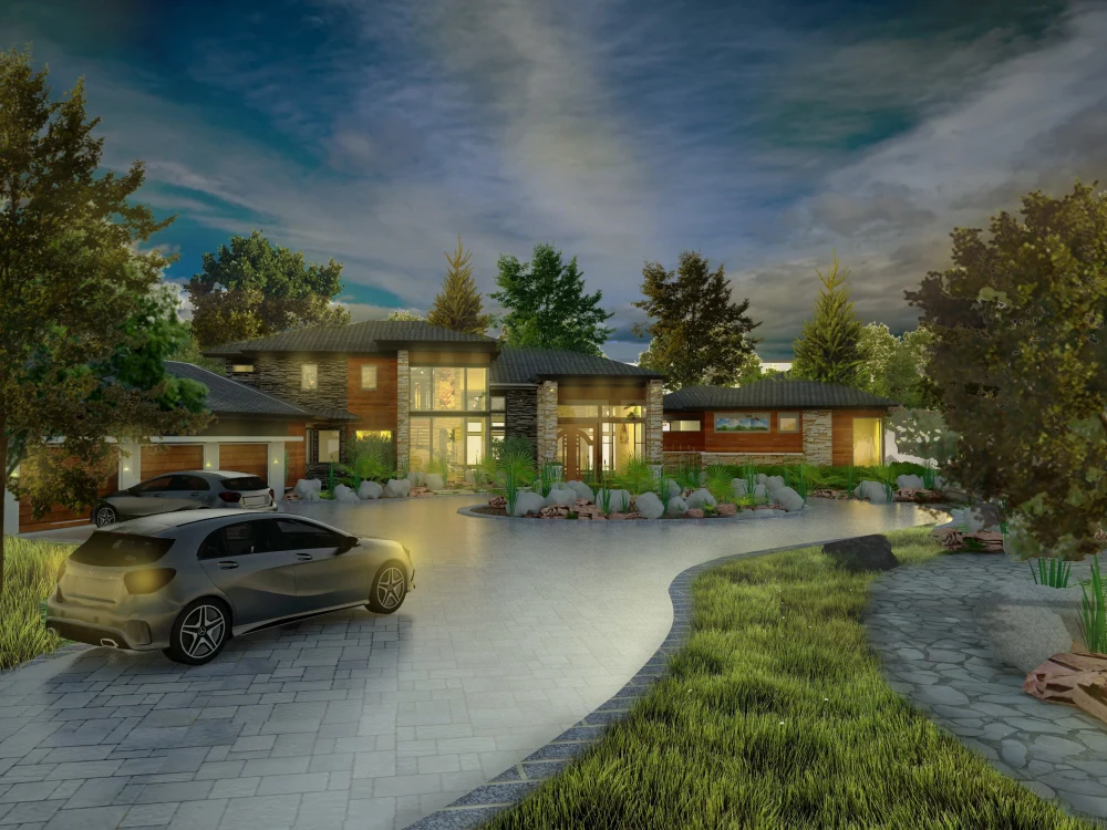 Realistic Exterior Rendering of your House | Upwork