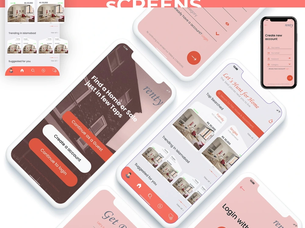 A unique clean ui ux design which fullfill your user need | Upwork