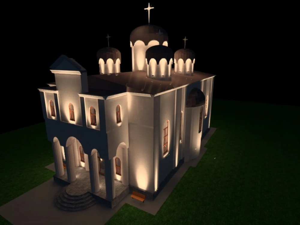 Dialux lighting project with 3D rendering, layouts and photometric ...