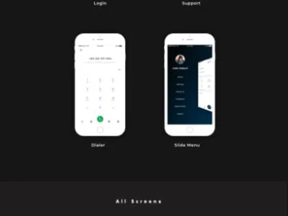 VoIP mobile softphone Linphone , PJSIP or WebRTC Mobile application ...