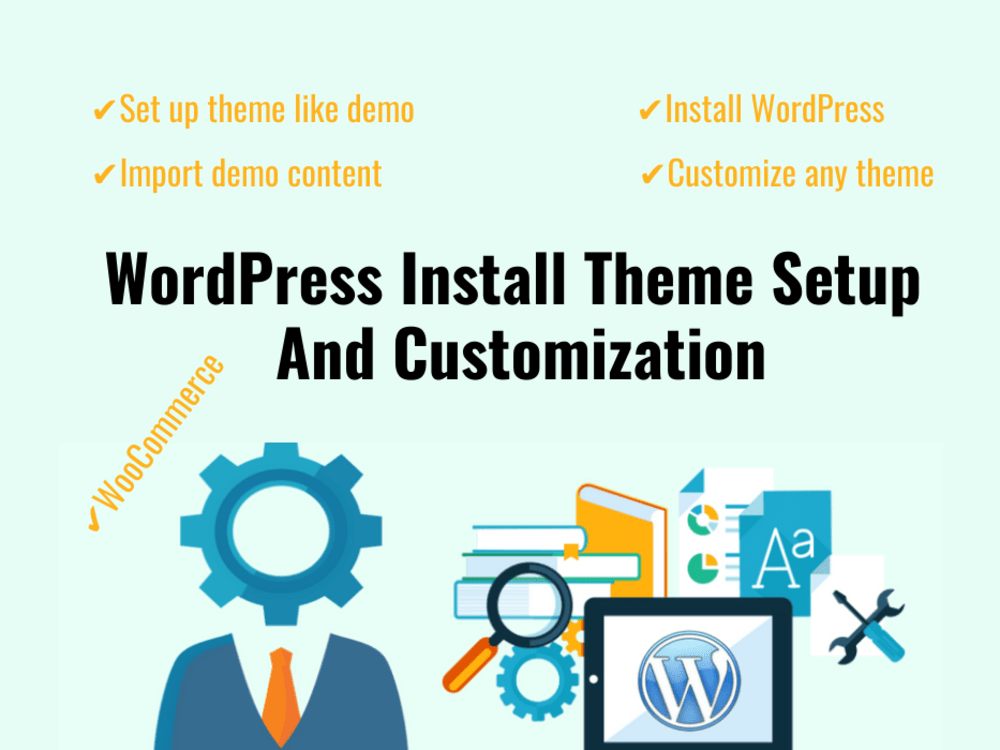 WordPress installation with Theme and plugins set up, Customization & SEO | Upwork