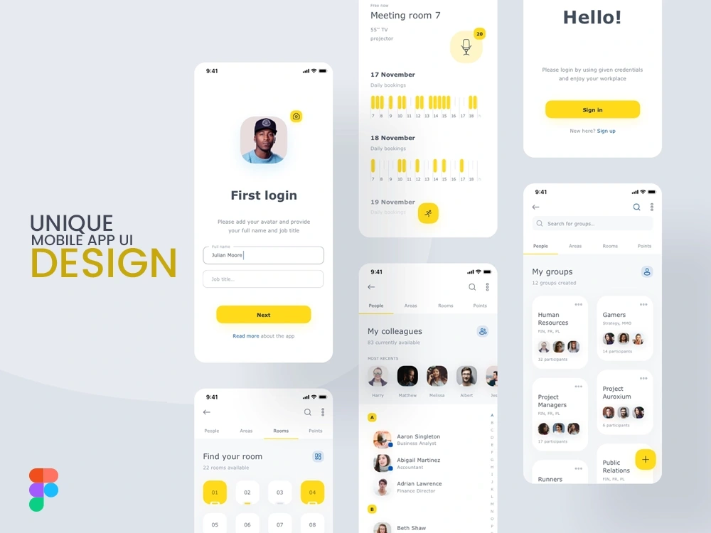 Outstanding mobile app UI/UX design | Upwork