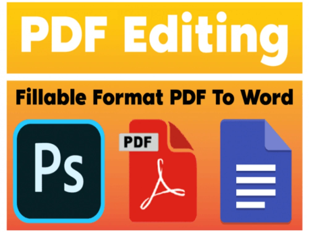 Create Fillable PDF Form, Design your PDF, PDF Conversion, PDF to MS ...