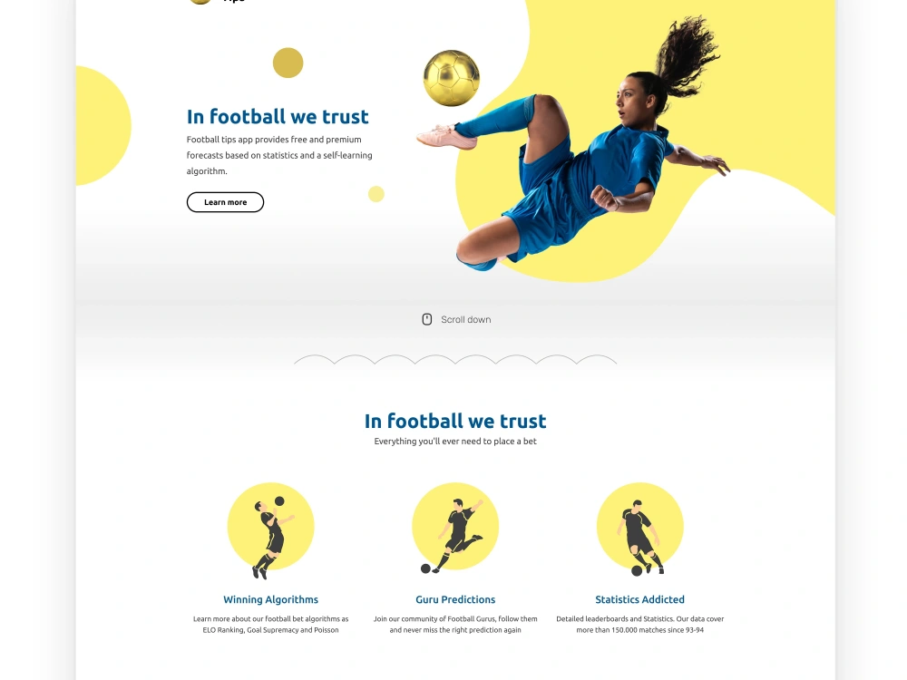 A fantastic web page UI design for your business | Upwork