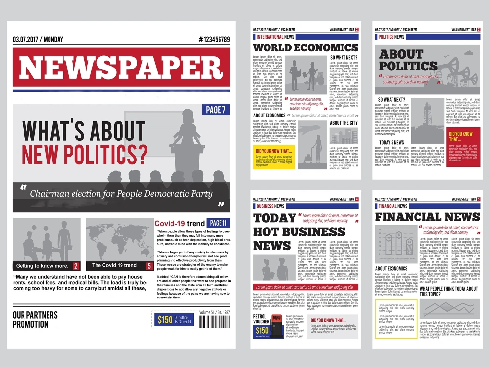 A well illustrated newsletter design that will meet your standard. | Upwork