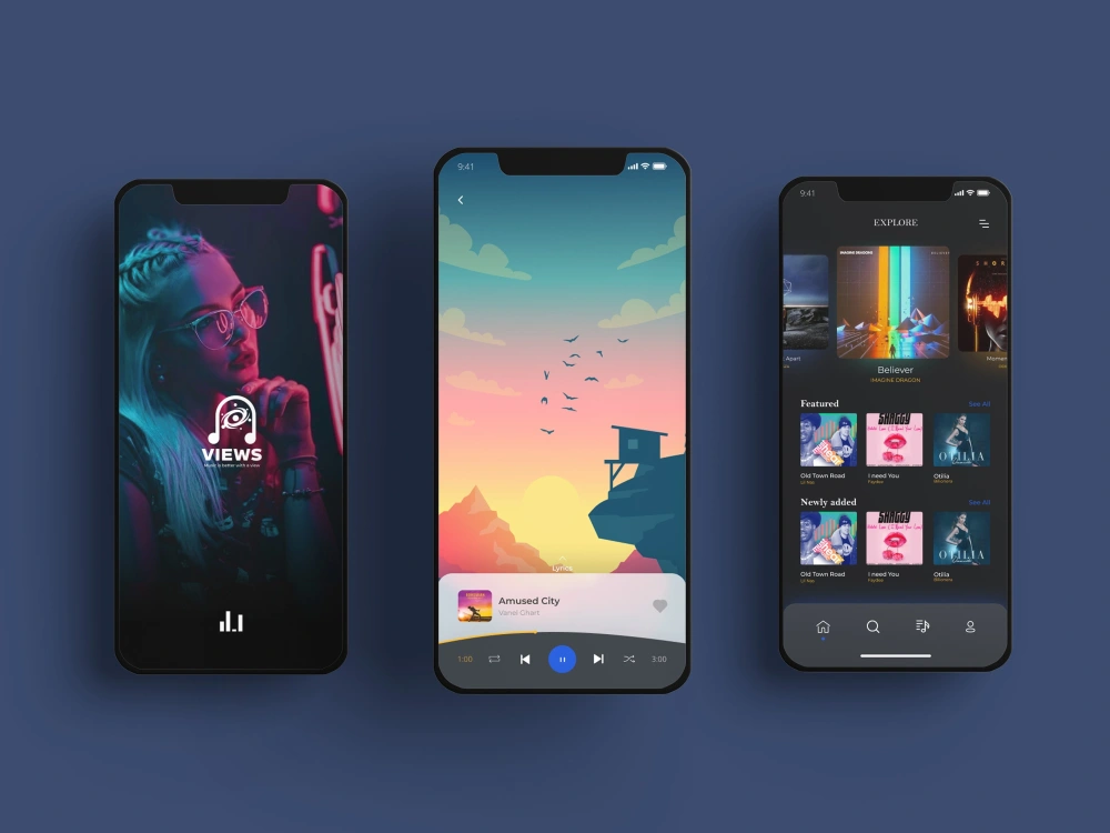 A modern UI UX design for your app | Upwork