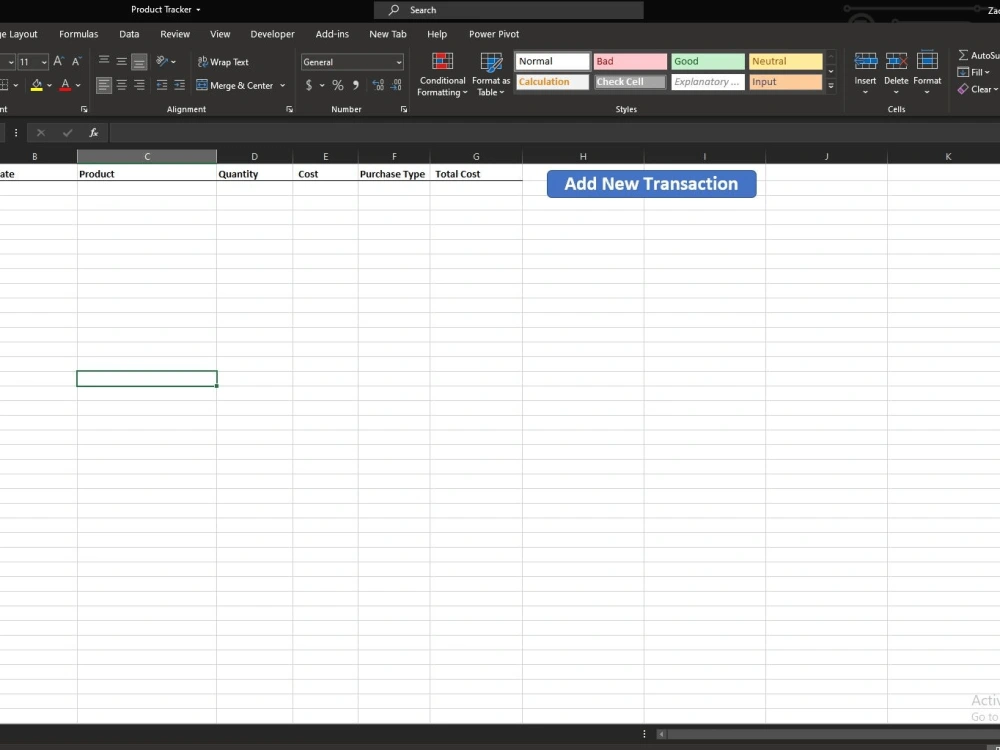 An intuitive Excel UserForm to Save Data Entries | Upwork