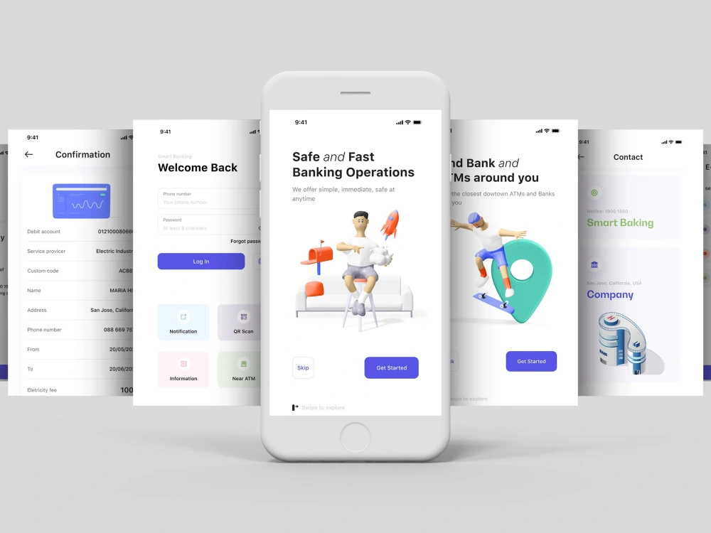 A complete mobile app UX/ UI design | Upwork
