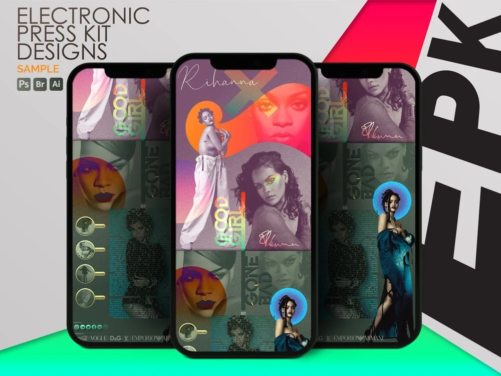 A unique Electronic press kit (EPK) designs for your business | Upwork