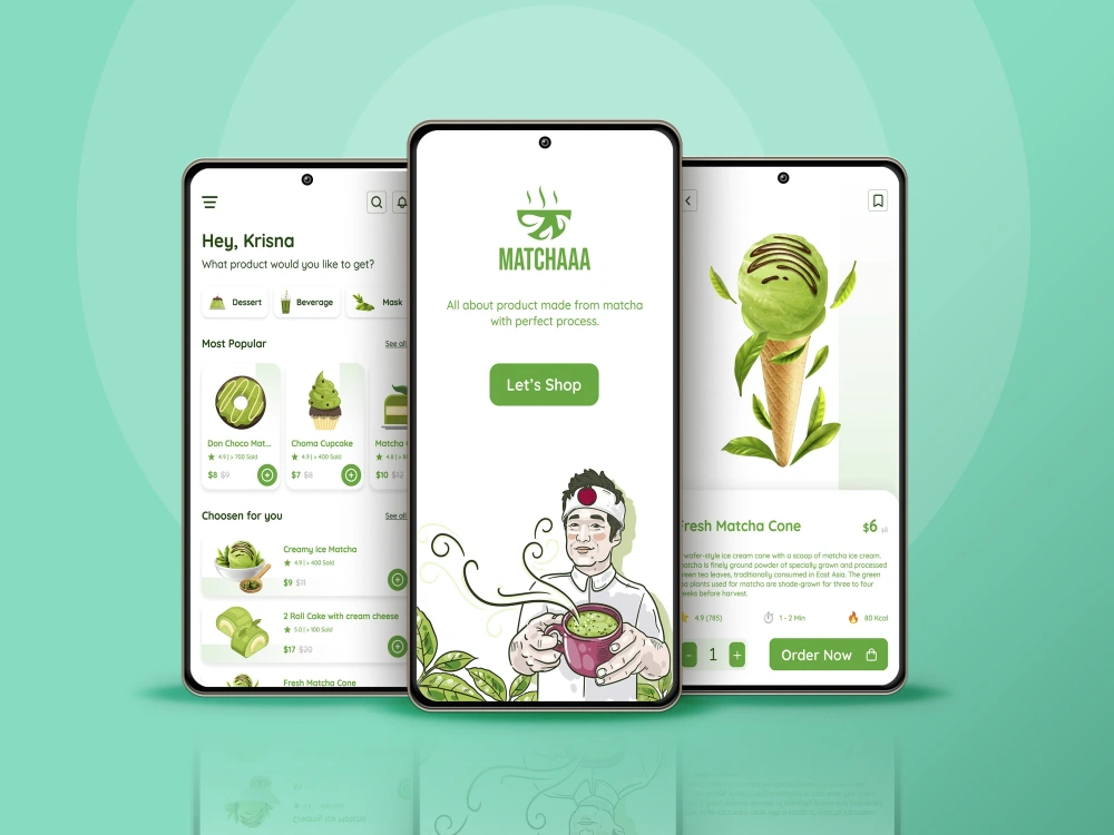 Modern UI mobile app mockup | Upwork