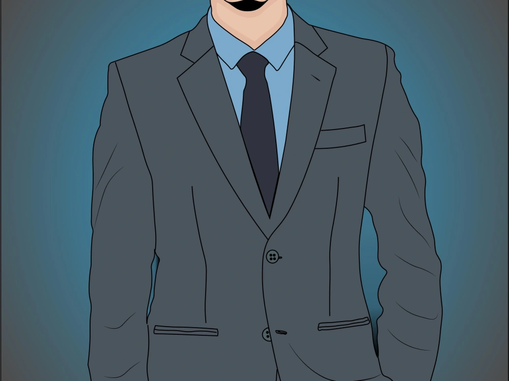 A unique vector portrait | Upwork