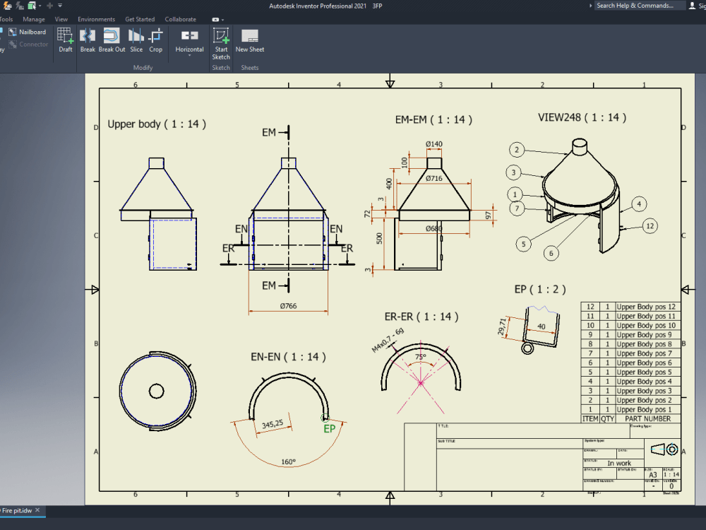 3D model, 2D drawing, BOM ready for manufacturing | Upwork
