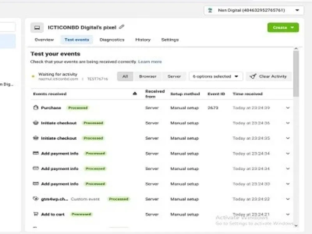 Facebook conversion api , server side tracking | Upwork