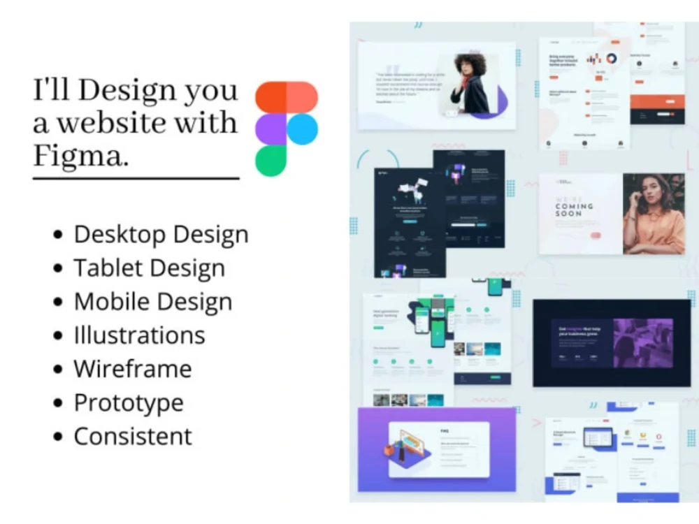Modern website designed with Figma | Upwork
