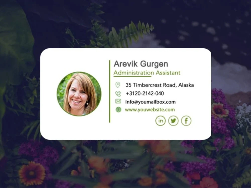 A clickable HTML animated email signature or GIF email signature | Upwork