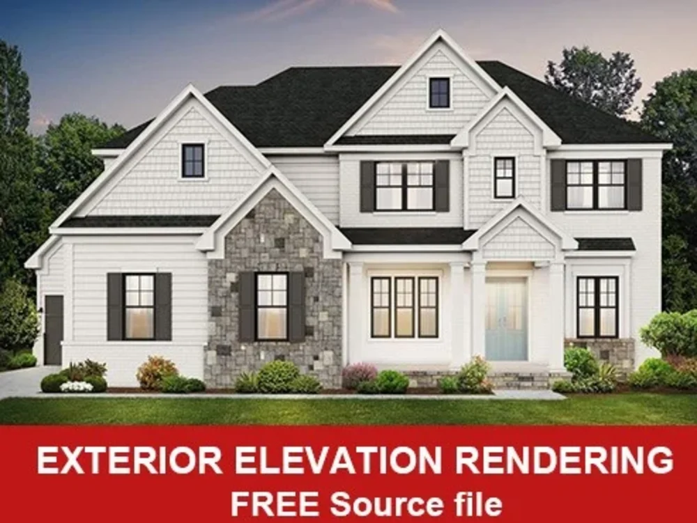 Exterior elevation, Floor plan, Autocad Drawings in PDF or JPEG | Upwork