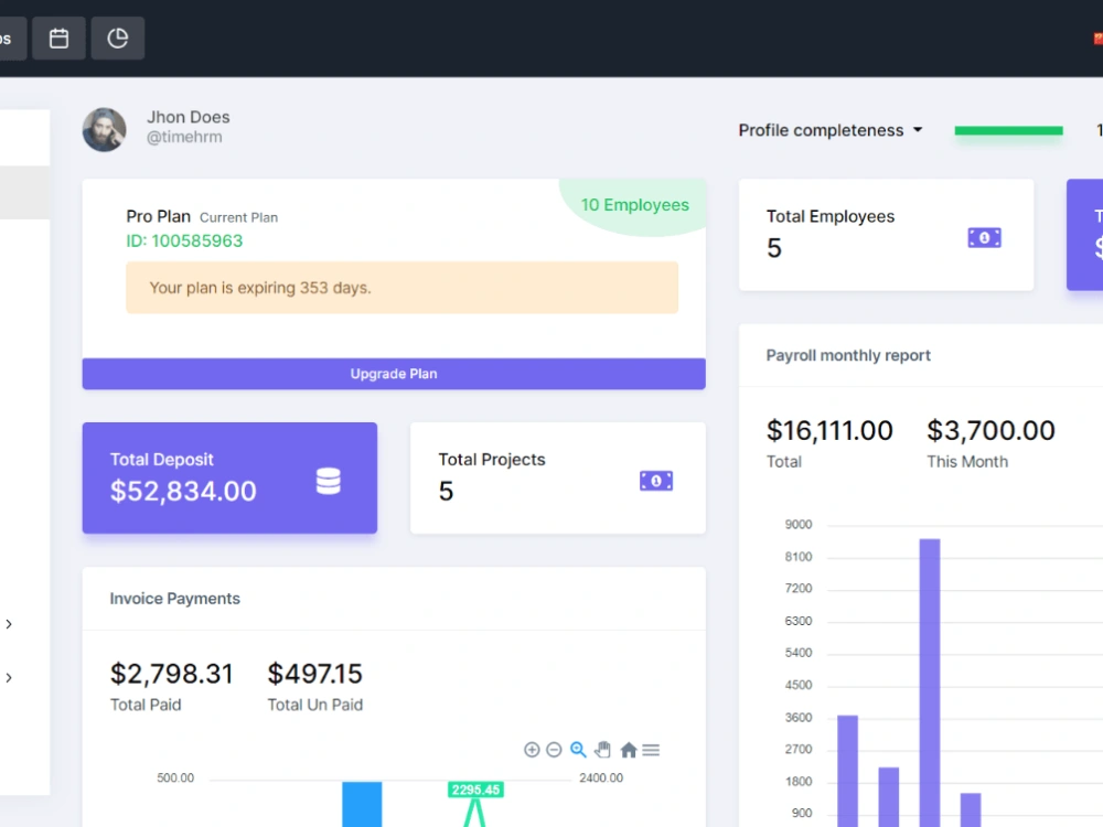 Complete modern cloud hrm, saas hrm, hris system | Upwork