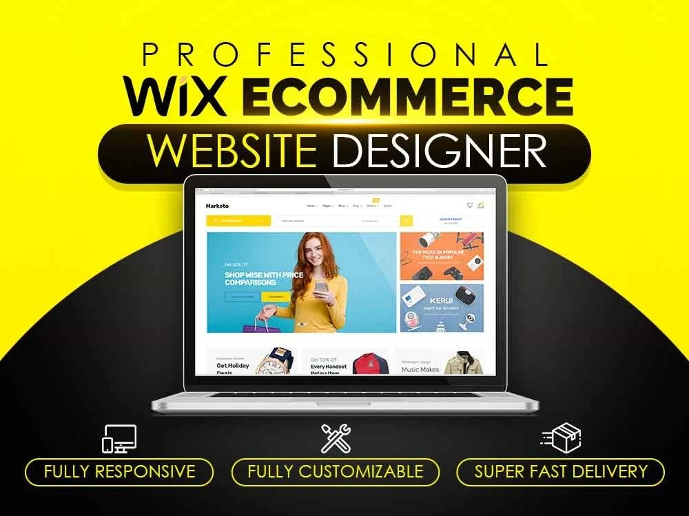 Wix ecommerce website design from wix website designer, wix expert ...