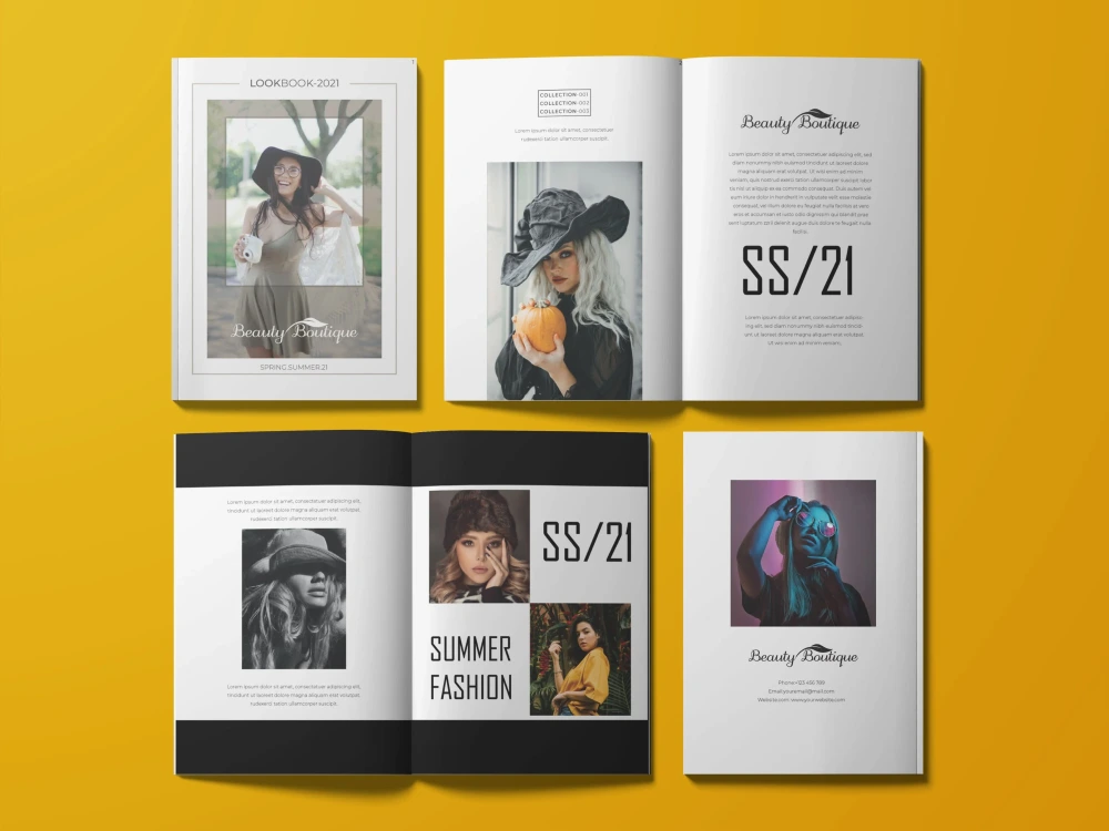 Lookbook,magazine,booklet,catalog,flyer,leaflet,sell sheet,brochure ...