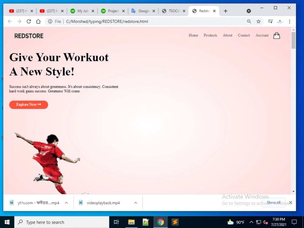 An amazing responsive website | Upwork