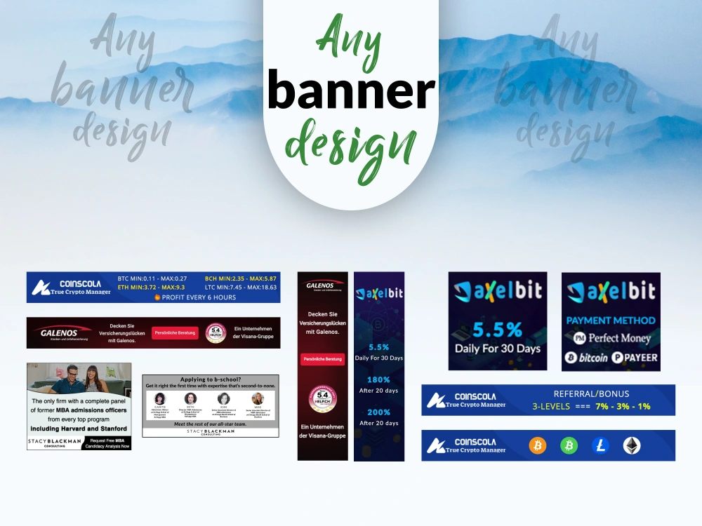 Any sized banner design | Upwork