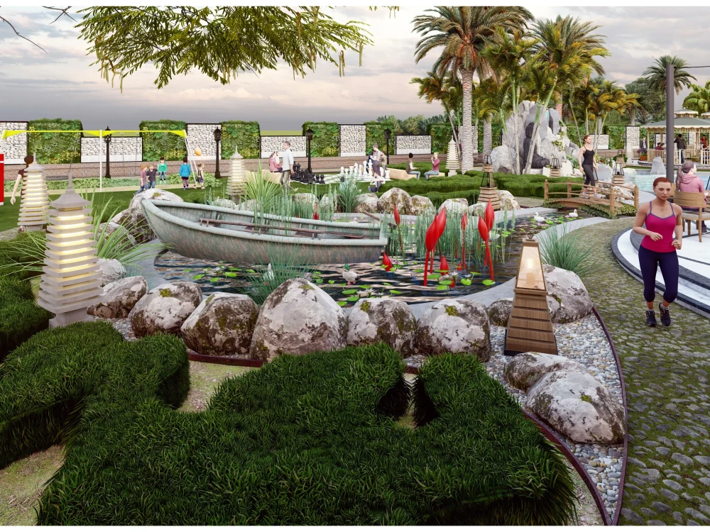 Landscape Design for Resort, Club, Recreation, Public, Urban Spaces ...