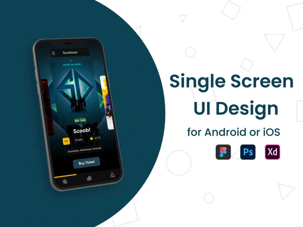 A single screen UI design for android or ios | Upwork