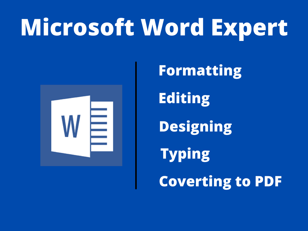 Microsoft Word Formatting, Designing, Typing and Editing Services | Upwork