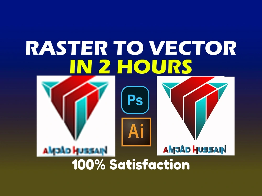 Your Rasterized Logos into Vectorized (PSD/AI) File Format in 4 hours ...