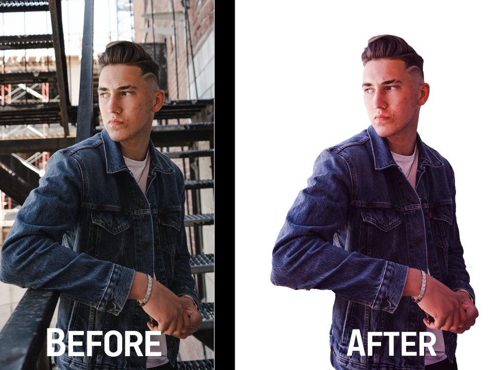 A delivered photo with changed background | Upwork