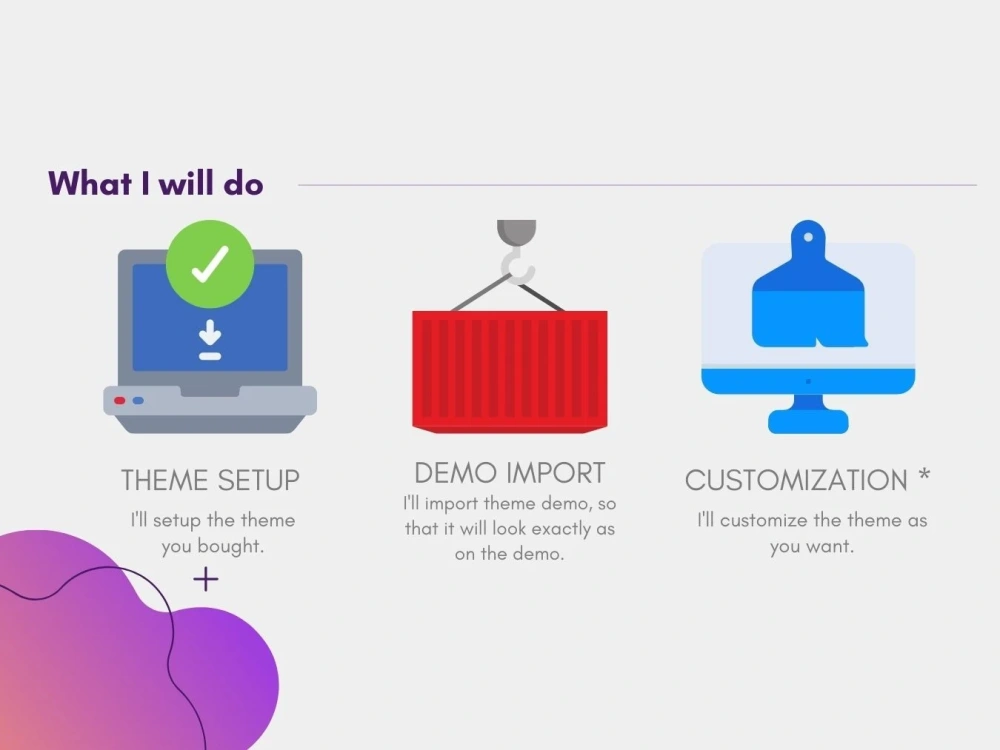 The fastest WordPress theme setup, demo import, and customization | Upwork