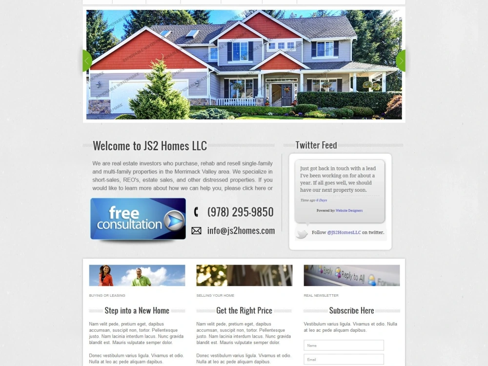 A high-quality real estate business website with custom CMS system | Upwork