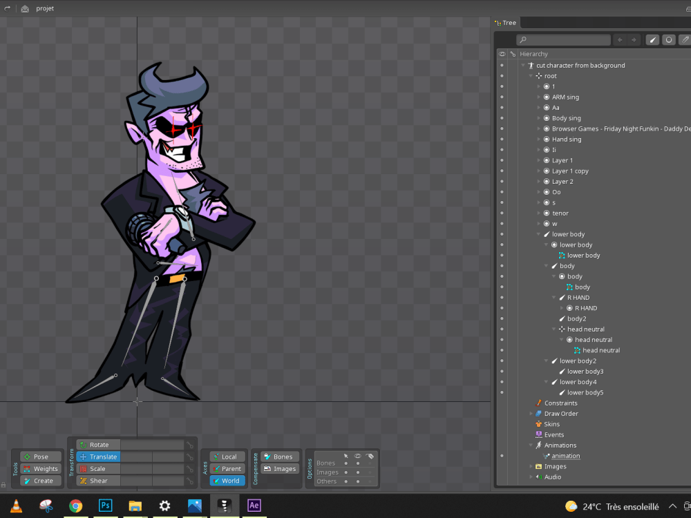 An amazing Spine 2D sprite sheet / game animation | Upwork