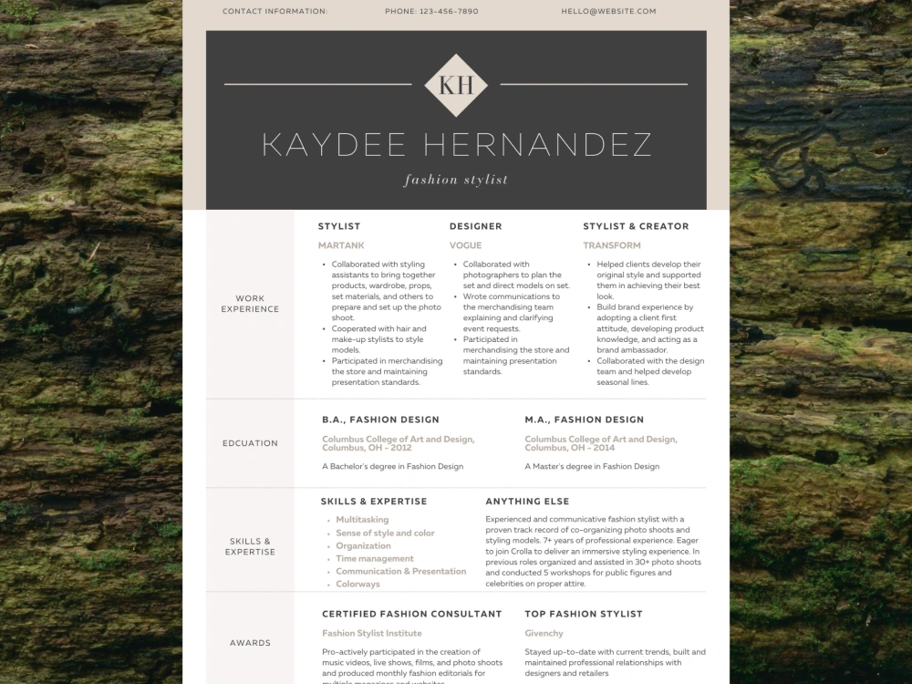 An Exceptional Resume designed to make you Stand Out! | Upwork