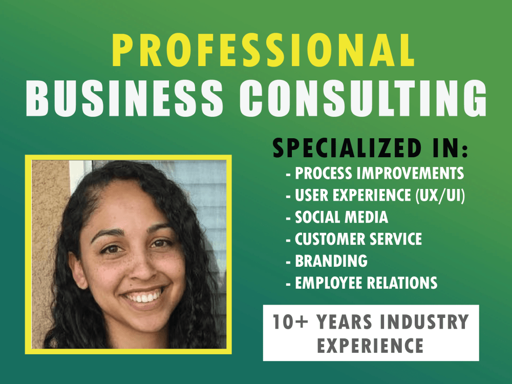Personalized business consulting services | Upwork