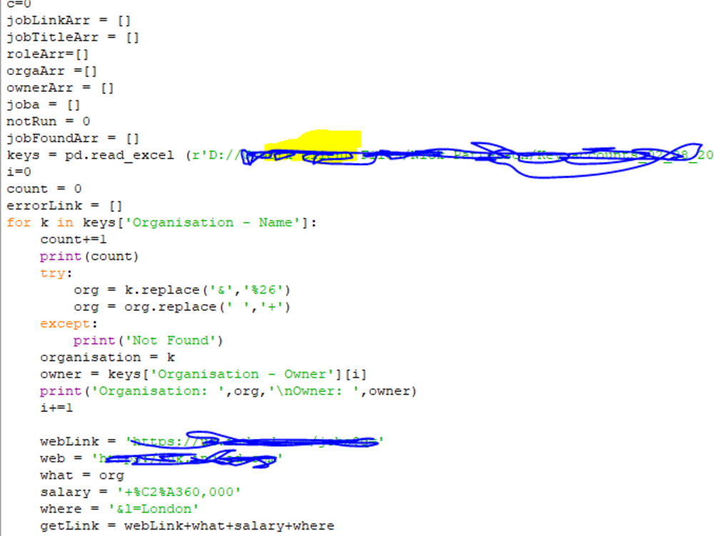 A Python Script for Scraping Websites | Upwork