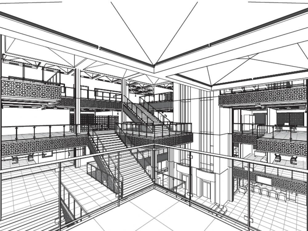 A 3D Revit model form CAD | Upwork