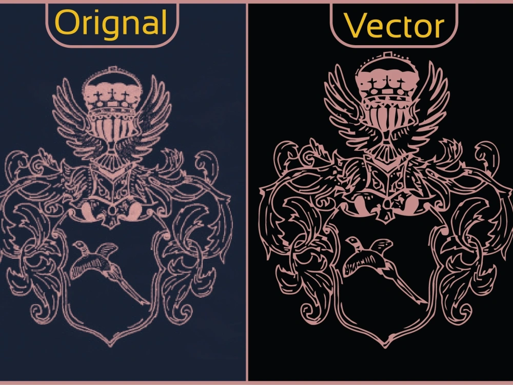 Logo vector, Vector tracing, convert image to high-quality vector | Upwork