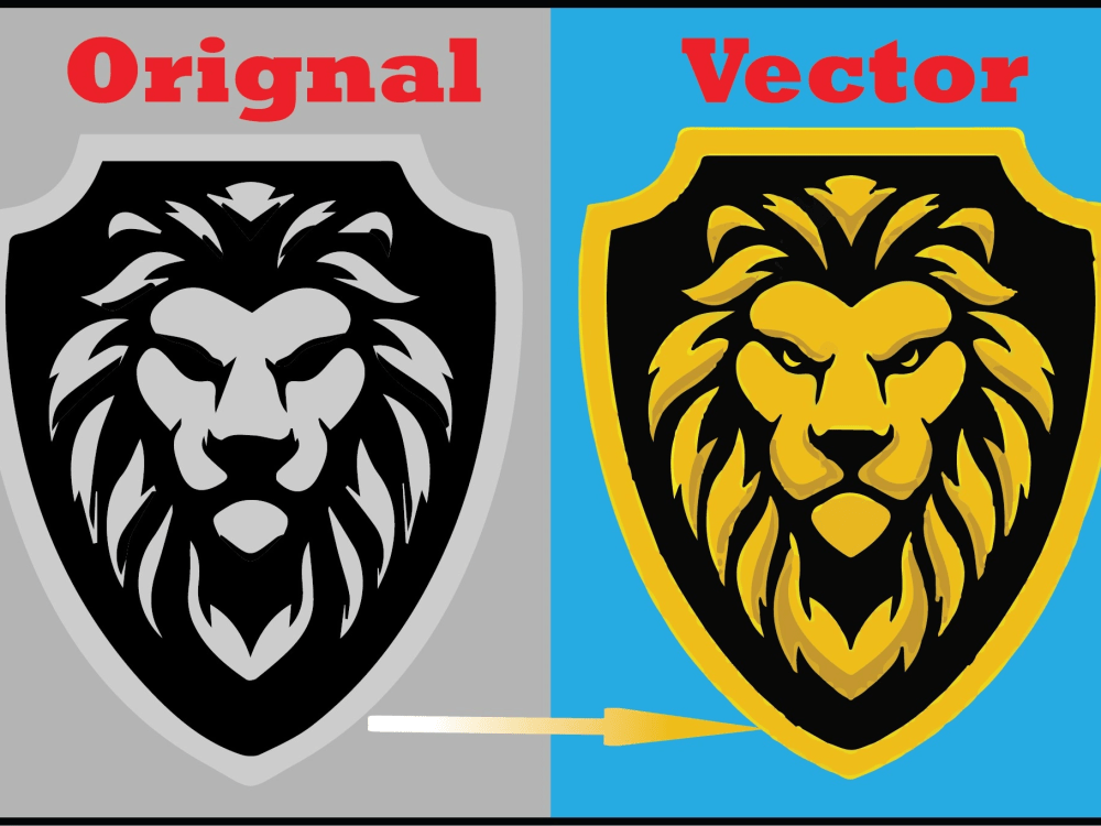 Logo vector, Vector tracing, convert image to high-quality vector | Upwork