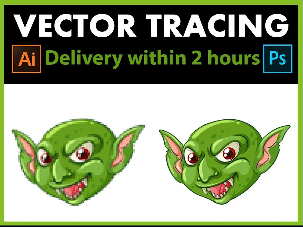 Logo vector, Vector tracing, convert image to high-quality vector | Upwork