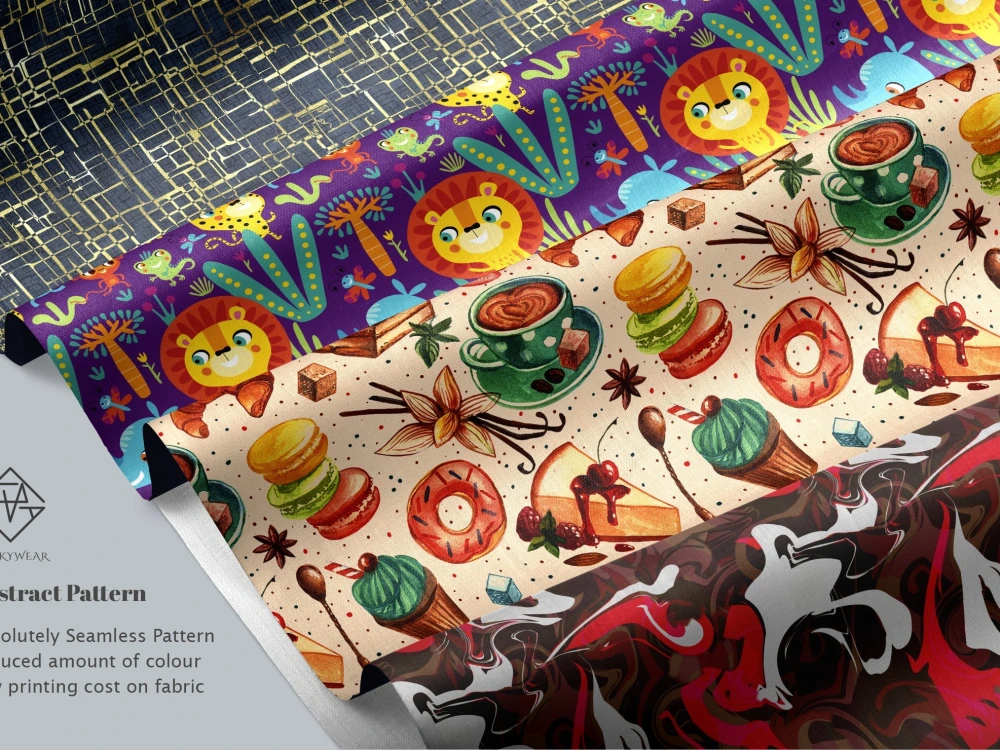 Custom seamless floral, abstract and other textile surface patterns | Upwork