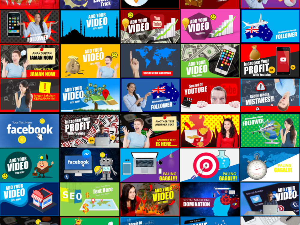 A unique and beautiful youtube thumbnail design | Upwork